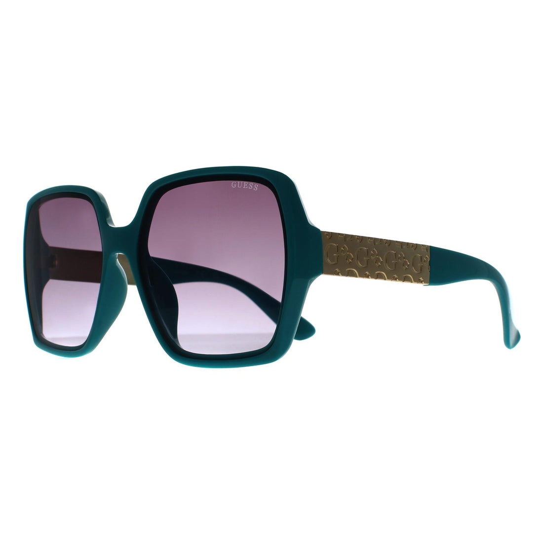 Guess Sunglasses GO00031 87B Shiny Turquoise Grey Gradient – Discounted ...