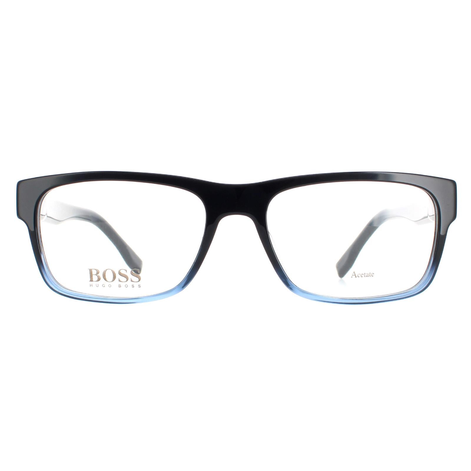 Hugo Boss Glasses Frames BOSS 0729/IT PJP Blue Men – Discounted Sunglasses