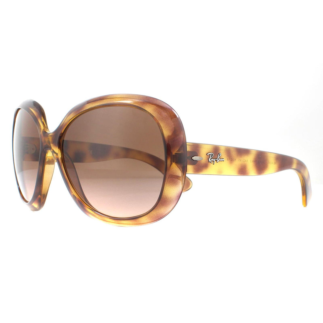 Ray-Ban Sunglasses Jackie Oh II RB4098 642/A5 Havana Pink Brown Gradie ...