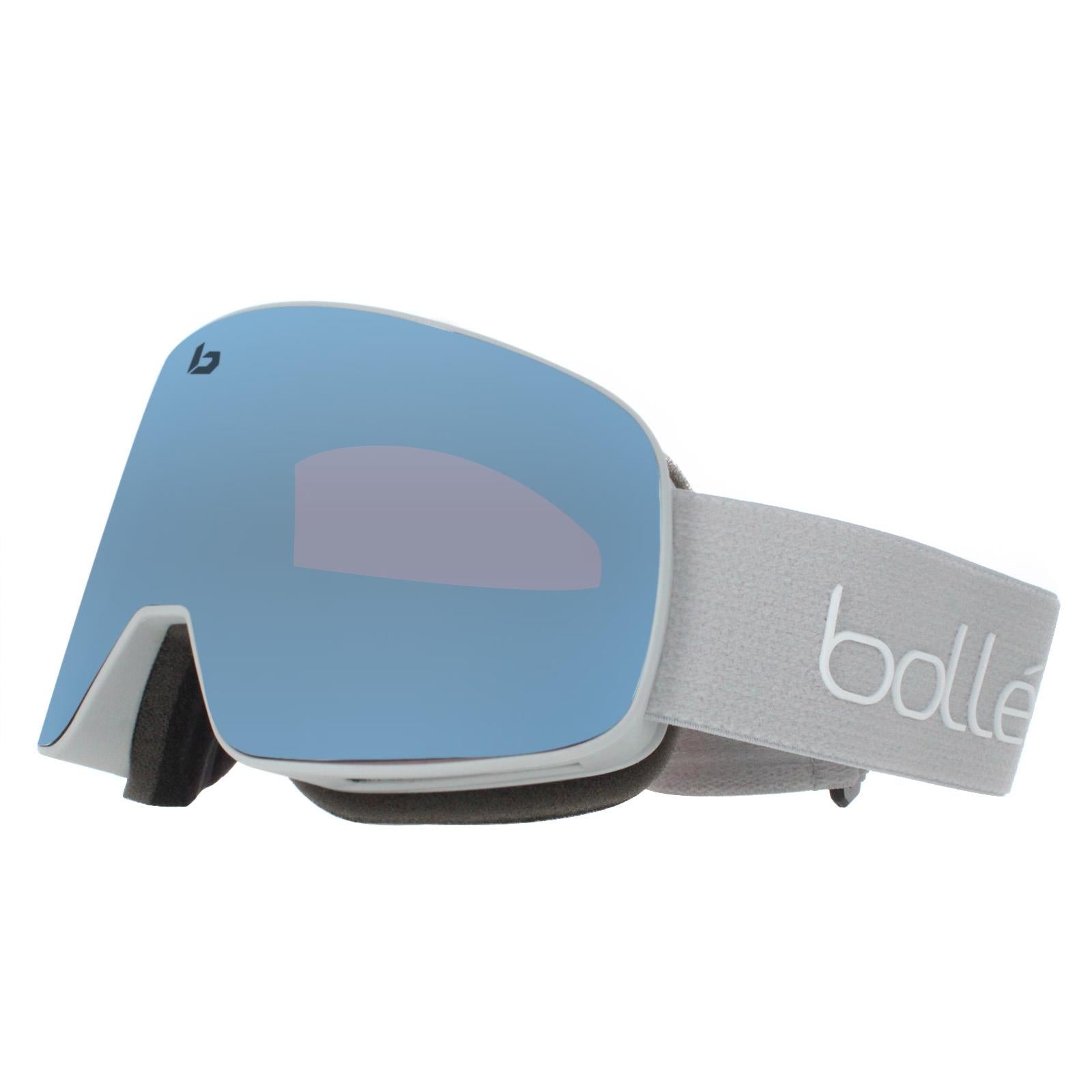Bolle Ski Goggles Nevada BG096016 Matte Lightest Grey Volt Ice Blue ...