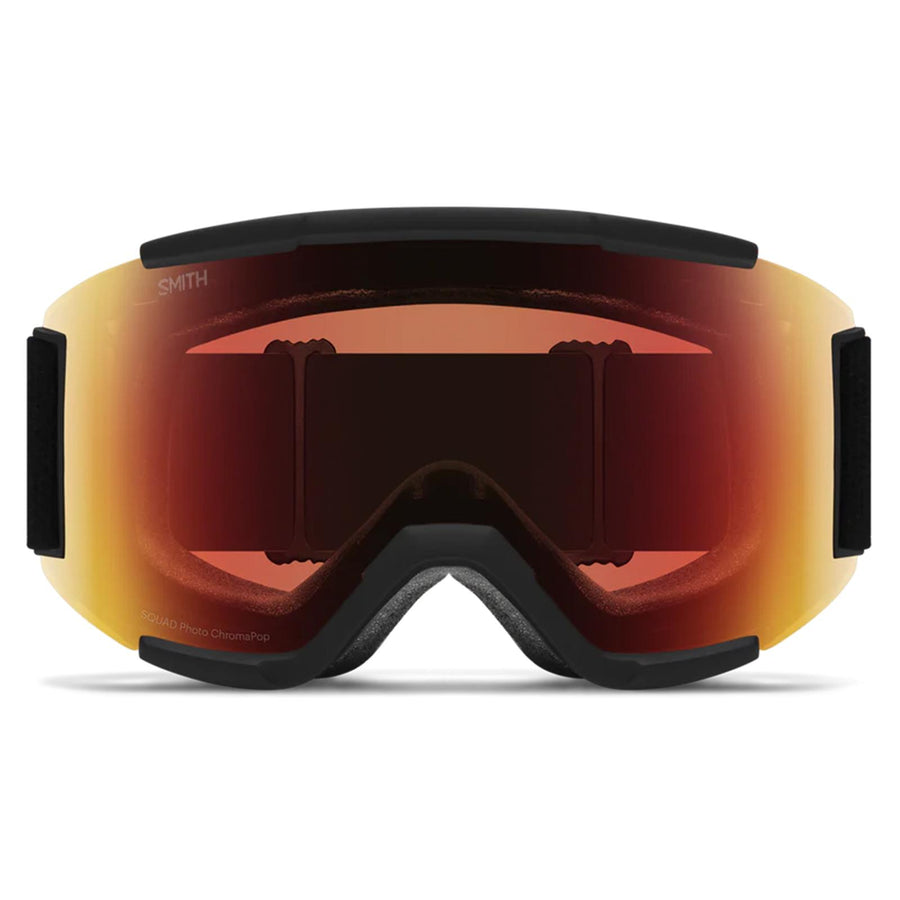 Smith Ski Goggles Squad 2QJ 4V Black ChromaPop Pro Photochromic Red Mi ...