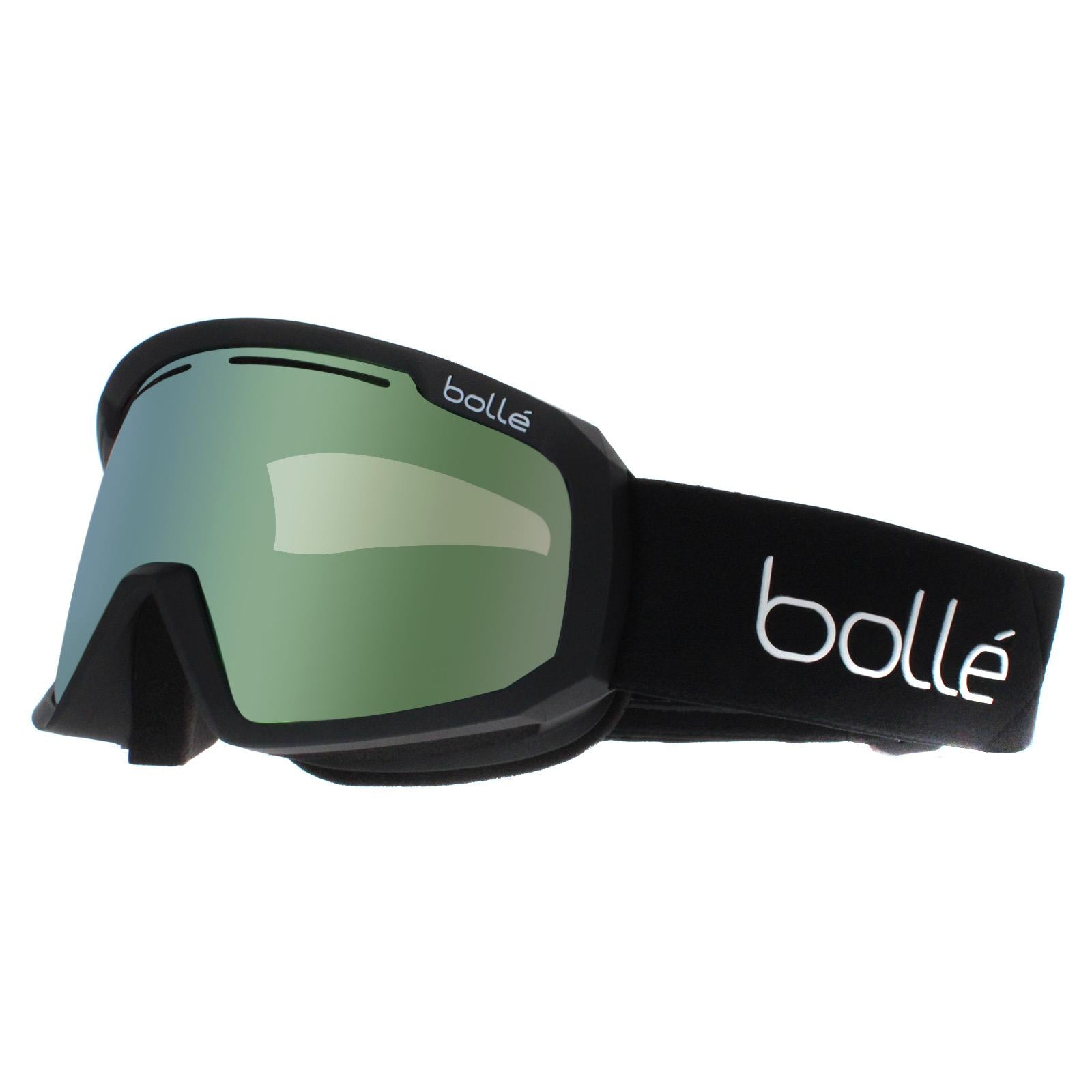 Bolle Ski Goggles Y7 OTG BG137001 Matte Black Phantom Green Emerald Ph ...