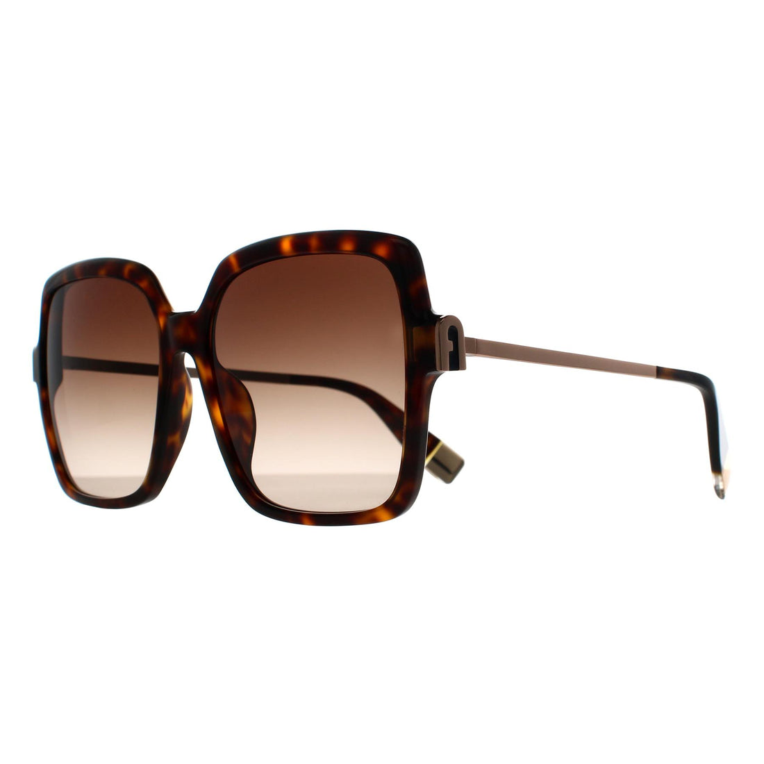 Furla Sunglasses SFU626 0706 Glossy Havana Brown Gradient – Discounted ...
