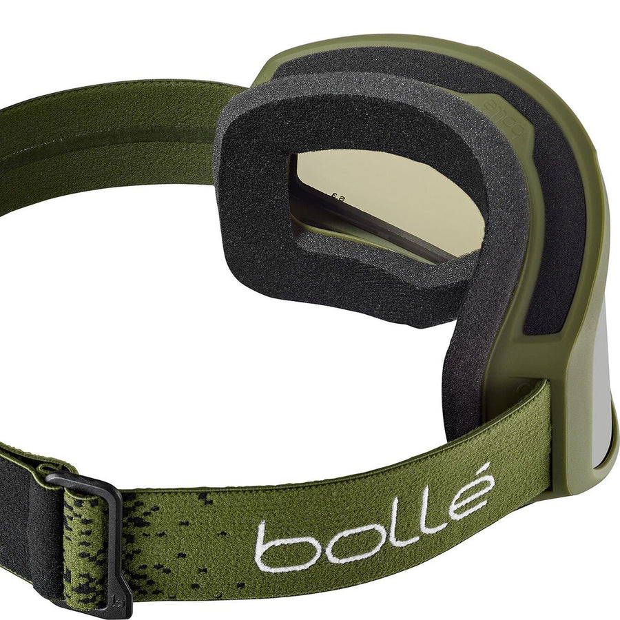 Bolle Ski Goggles Bedrock Plus BG008012 Olive Gradient Matte Gold ...