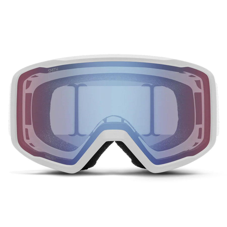 Smith Ski Goggles Tribute 1DG ZF White Blue Sensor Mirror – Discounted ...